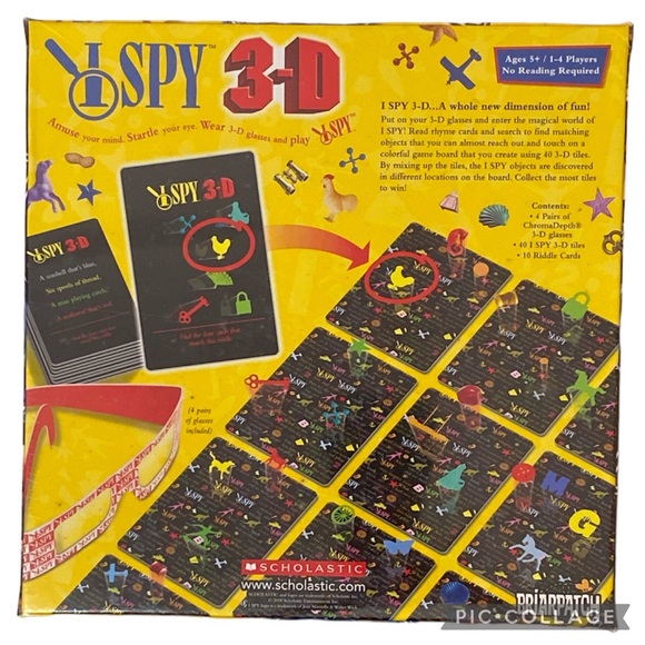 Scholastic | Toys | Scholastic I Spy 3d Board Game | Poshmark